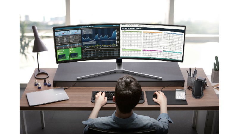 Aprenda a aumentar la productividad en el trabajo con un monitor curvo ...